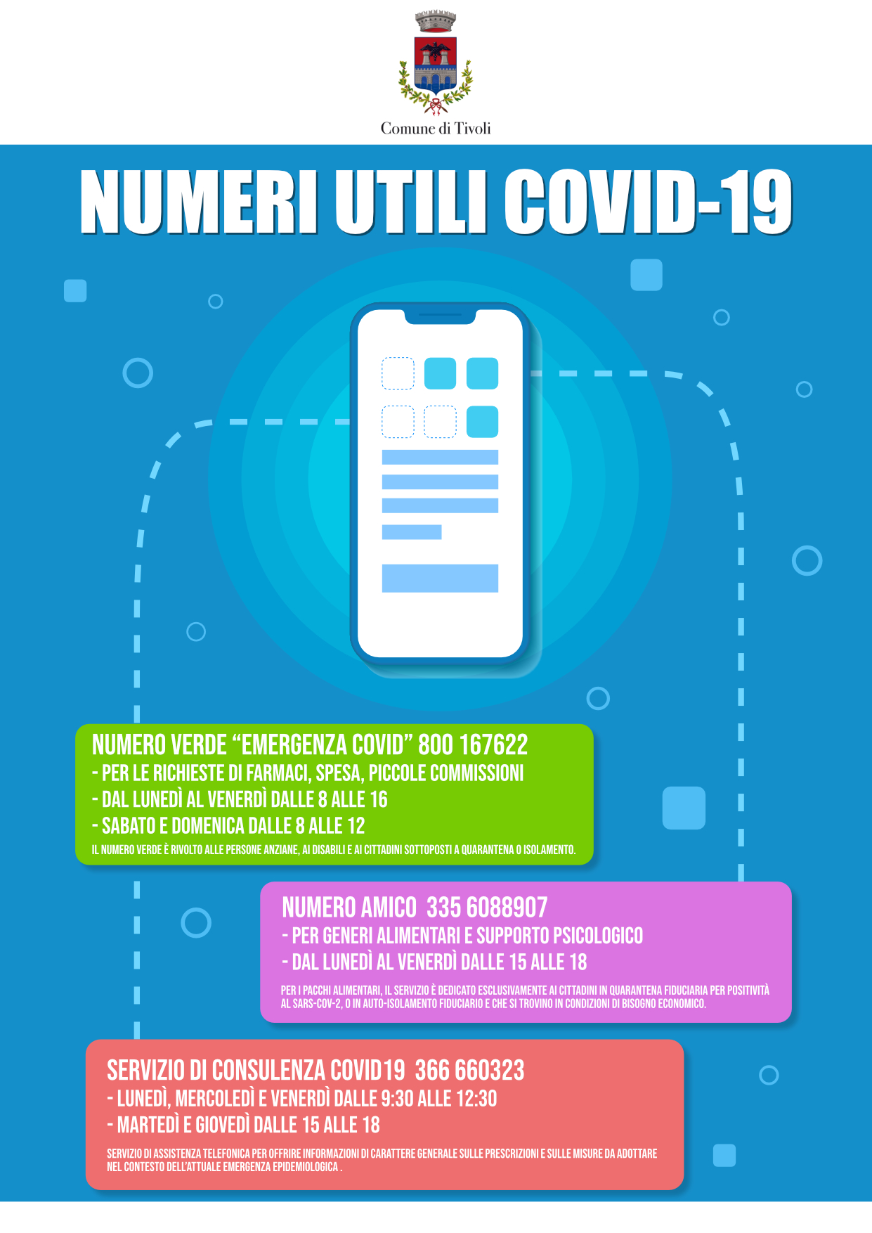 numeri utili grafica – ConfineLive