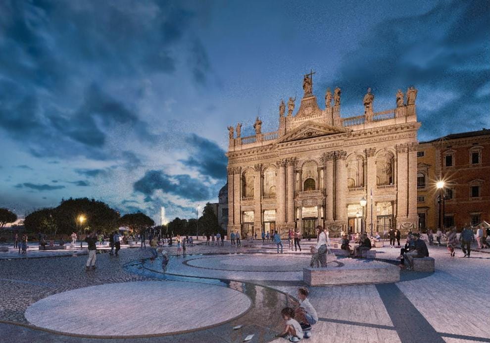 Restyling giubilare per piazza San Giovanni a Roma – ConfineLive Restyling giubilare per piazza San Giovanni a Roma – ConfineLive