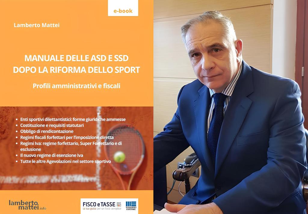 Arriva il manuale delle Asd e Ssd dopo la riforma dello Sport a firma ... Arriva il manuale delle Asd e Ssd dopo la riforma dello Sport a firma ...